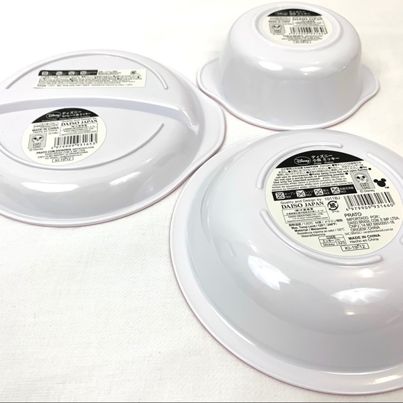 Daiso | Dining | Daiso Japan Mickey Mouse Dinnerware Dish Set 3pc ...